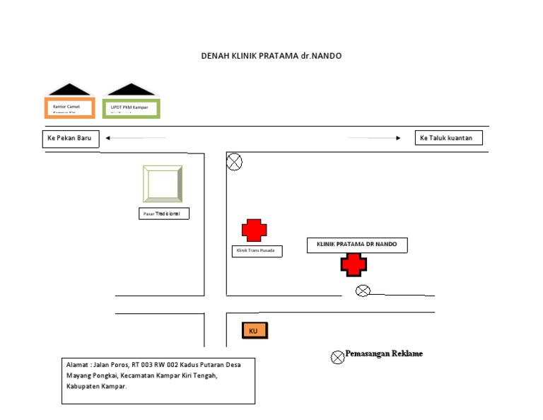 DENAH Reklame Klinik DR Nando | PDF