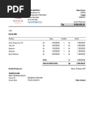 Contoh Invoice Pemasangan Jasa CCTV | PDF