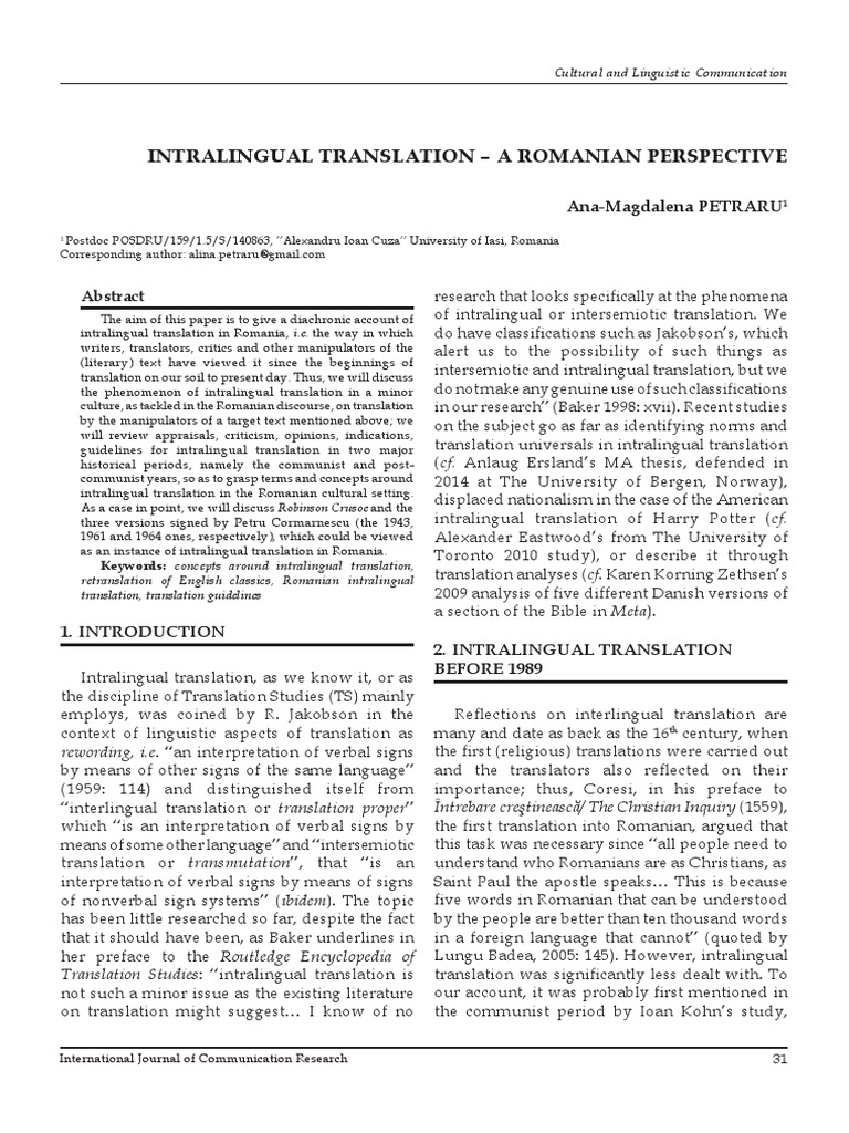 222 - 06 Intralingual Translation | PDF | Foreign Language Studies ...