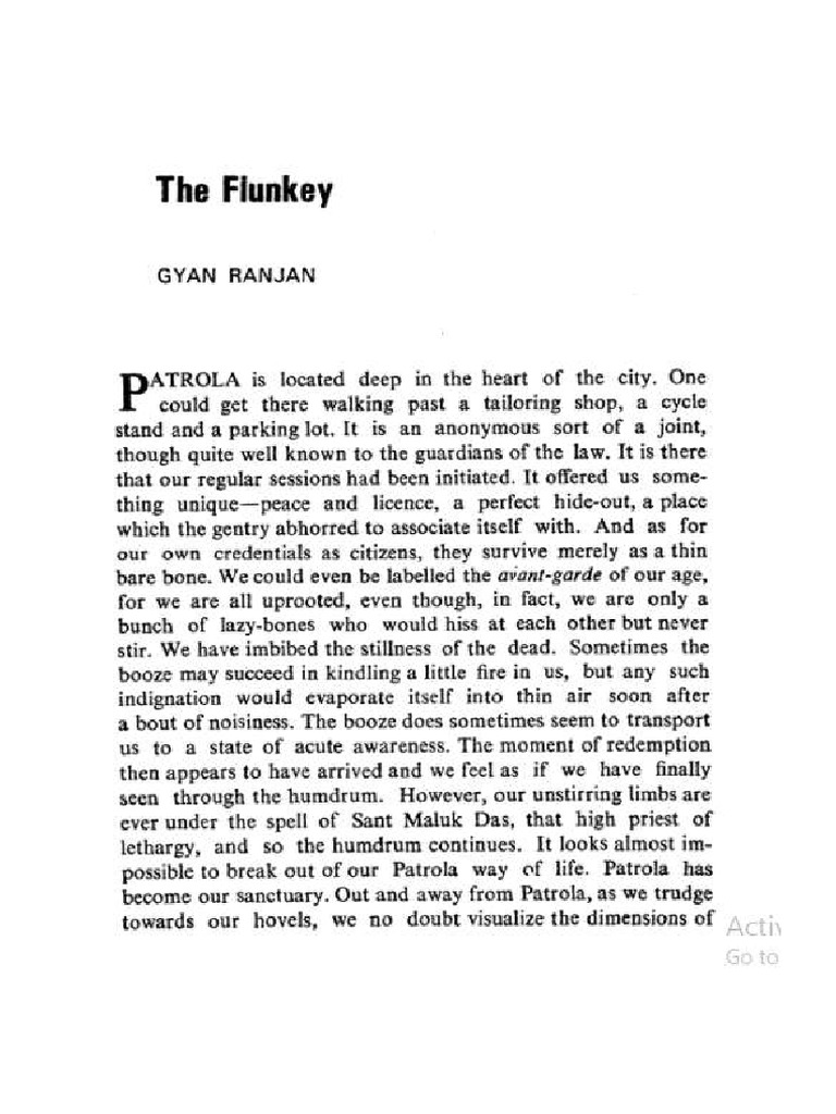 The Flunky | PDF