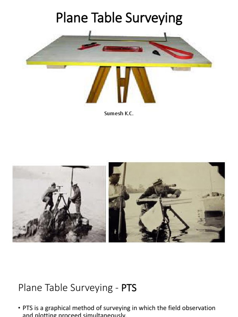 Plane Table Surveying | PDF | Surveying | Compass