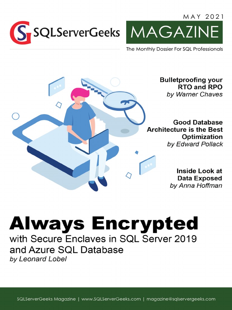 SQLServerGeeks Magazine May 2021 | PDF | Microsoft Sql Server | Encryption