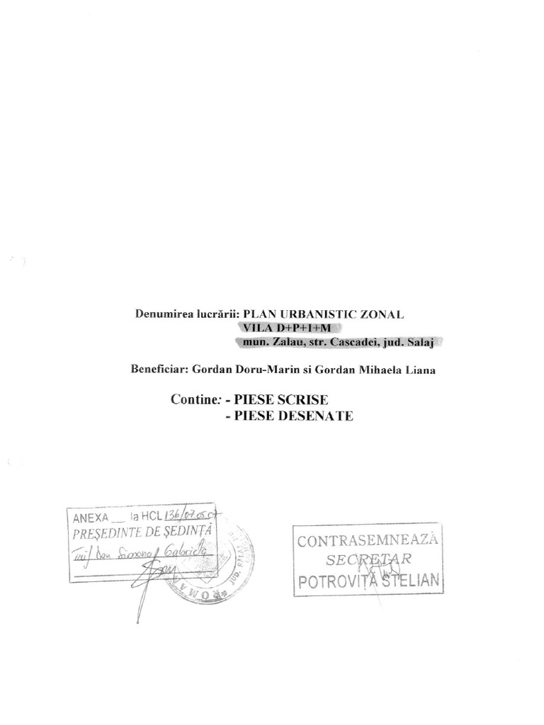 Memoriu - Model | PDF