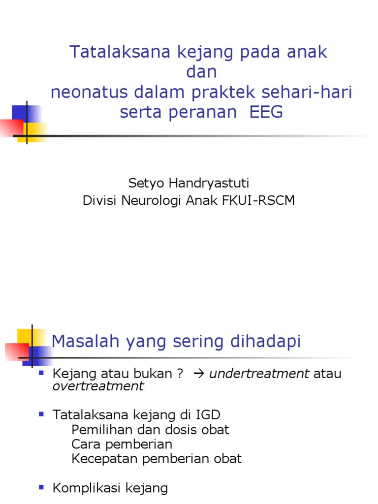 Kejang Pada Anak Dan Neonatus | PDF