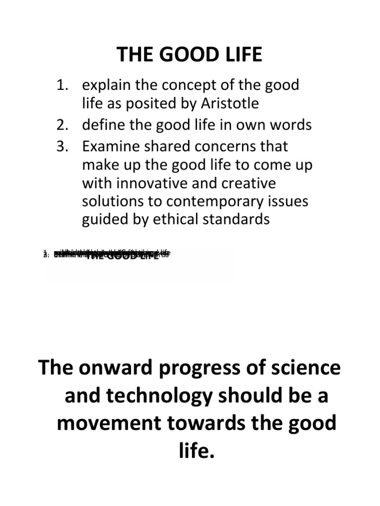 The Good Life | PDF | Happiness | Social Institutions