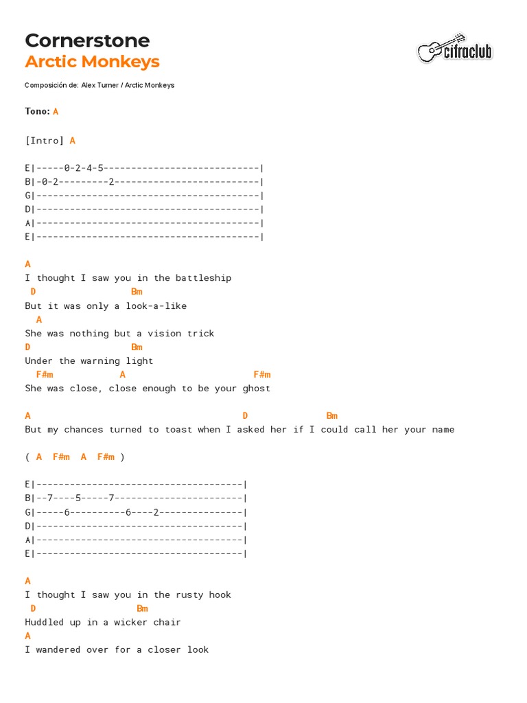 Cornerstone: Arctic Monkeys | PDF
