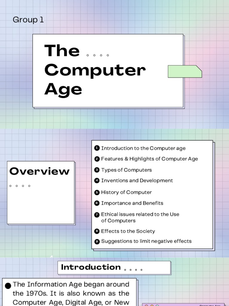 Computer Age | PDF | Personal Computers | Central Processing Unit