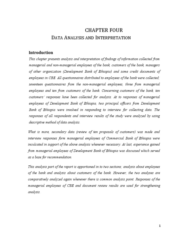 Project - Chapter 4 - Last | Download Free PDF | Banks | Project Finance