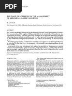 Aortic Aneurysm | PDF | Aorta | Interventional Radiology