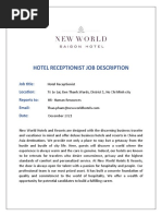 Reservation Standard Checklist For Booking Enquiry | PDF ...