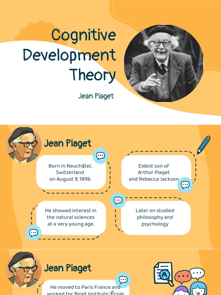 Cognitive Development Theory - Jean Piaget | PDF | Cognitive ...