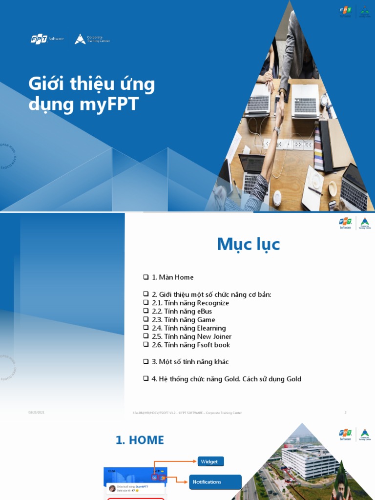Giới thiệu myFPT - Dayone - QuynhPT7 update | PDF