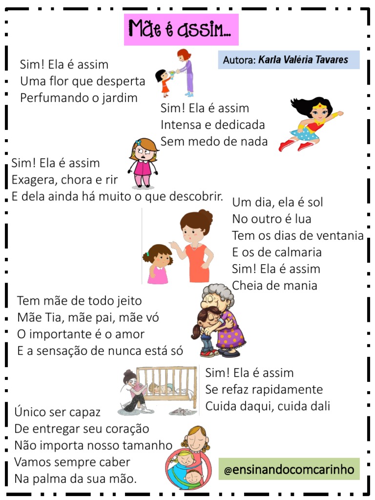 Poema Mãe É Assim | PDF