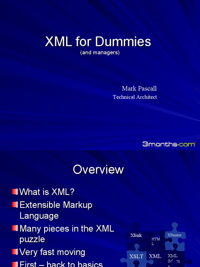 XML For Dummies | Download Free PDF | Web Development | Markup Language