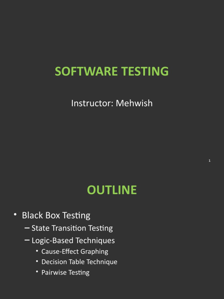 Lect-11-Black Box Testing Types | PDF | Software Testing | Login