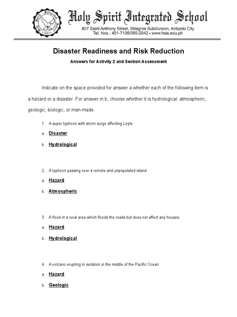 Disaster Readiness and Risk Reduction | PDF | Hazards | Earthquakes