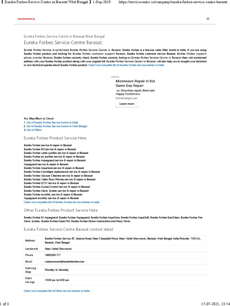 Aqua Guard Barasat Office | PDF | Cyberspace | World Wide Web