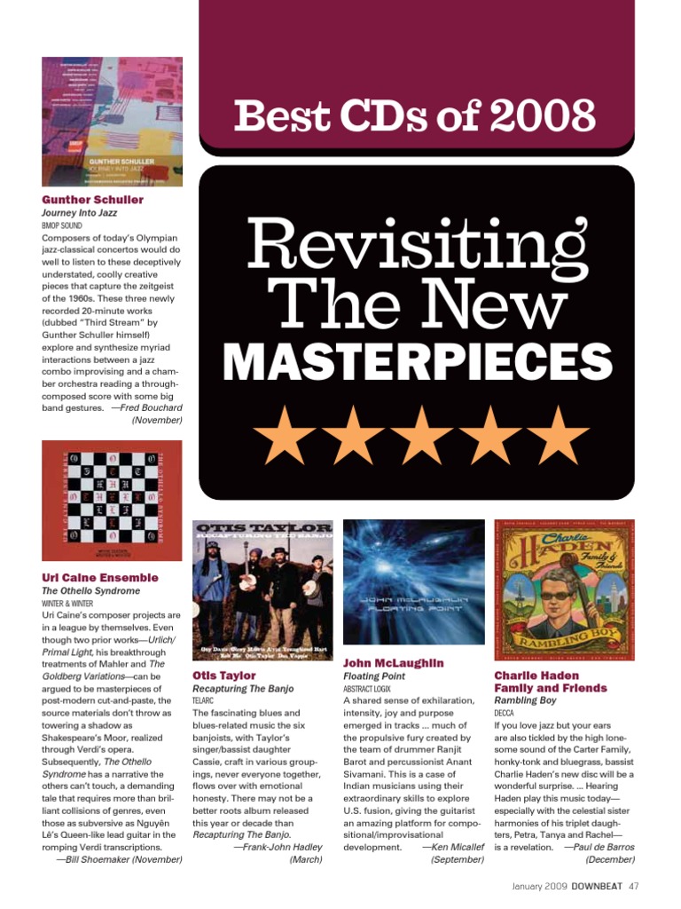 DB Best Albums of 2008 | PDF | Jazz | American Music
