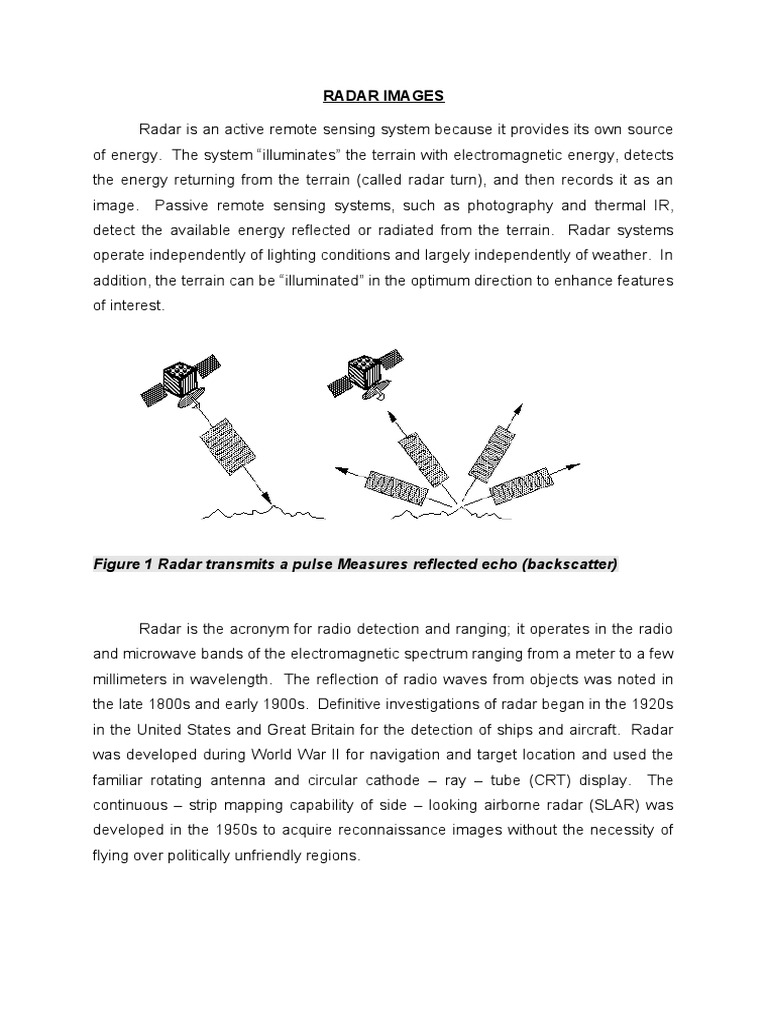 Radar Images 1 | PDF | Radar | Angular Resolution