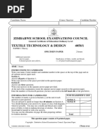 Engineering Drawing 1 Nov - Dec 2022 HEXCO EXAMINATION | PDF