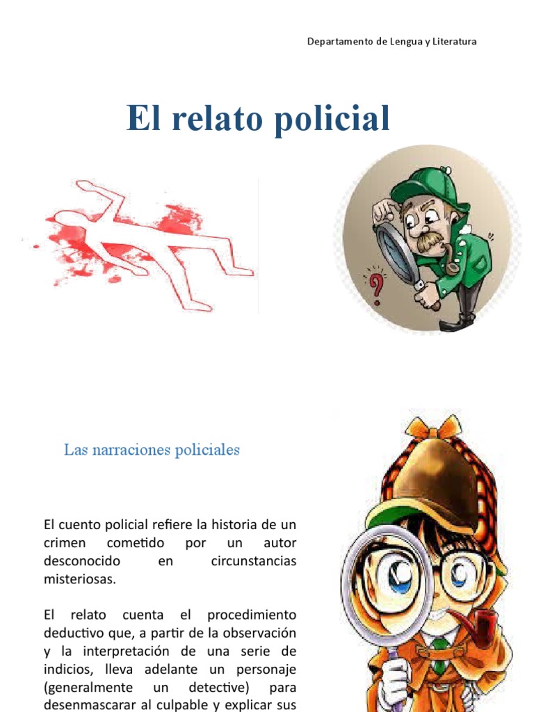 PPt-Lenguaje Relato Policial e Ingma | PDF | Policía | detective