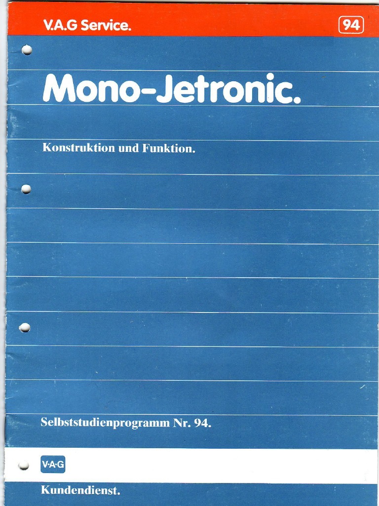 Mono Jetronic | PDF