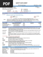 Spic and Span Disinfectant Cleaner SDS | PDF | Occupational Safety And ...