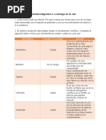 La Biología en Mi Vida. Actividad Integradora 3 Módulo 3 Semana 2 | PDF | Residuos | Biología