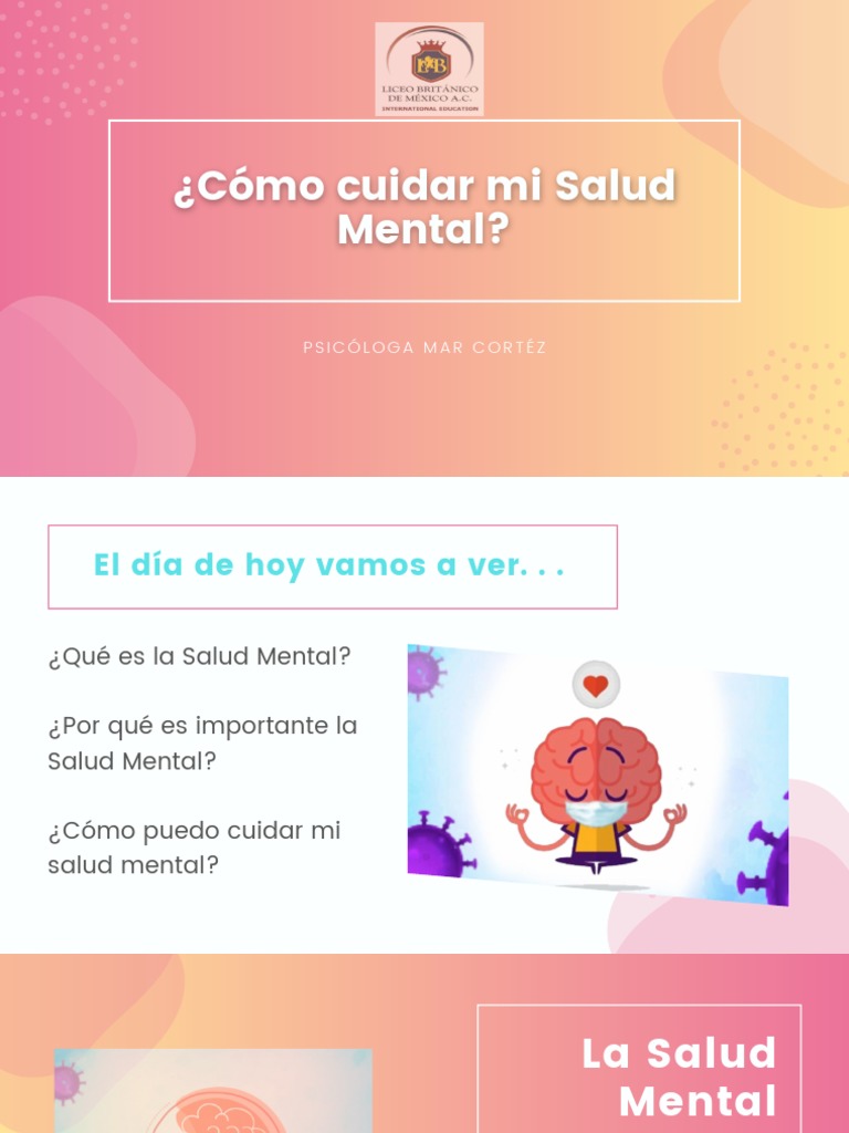 4to¿cómo Cuidar de Mi Salud Mental | PDF