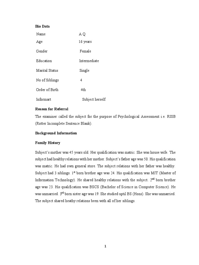 RISB Report | PDF | Attitude (Psychology) | Cognition