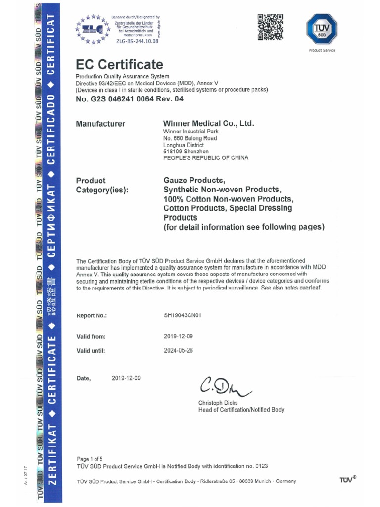 CE Certificate | PDF