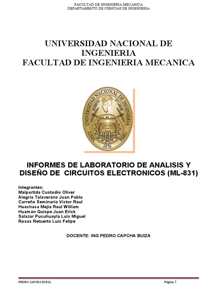 Informes de Laboratorio | PDF | Rectificador | Diodo