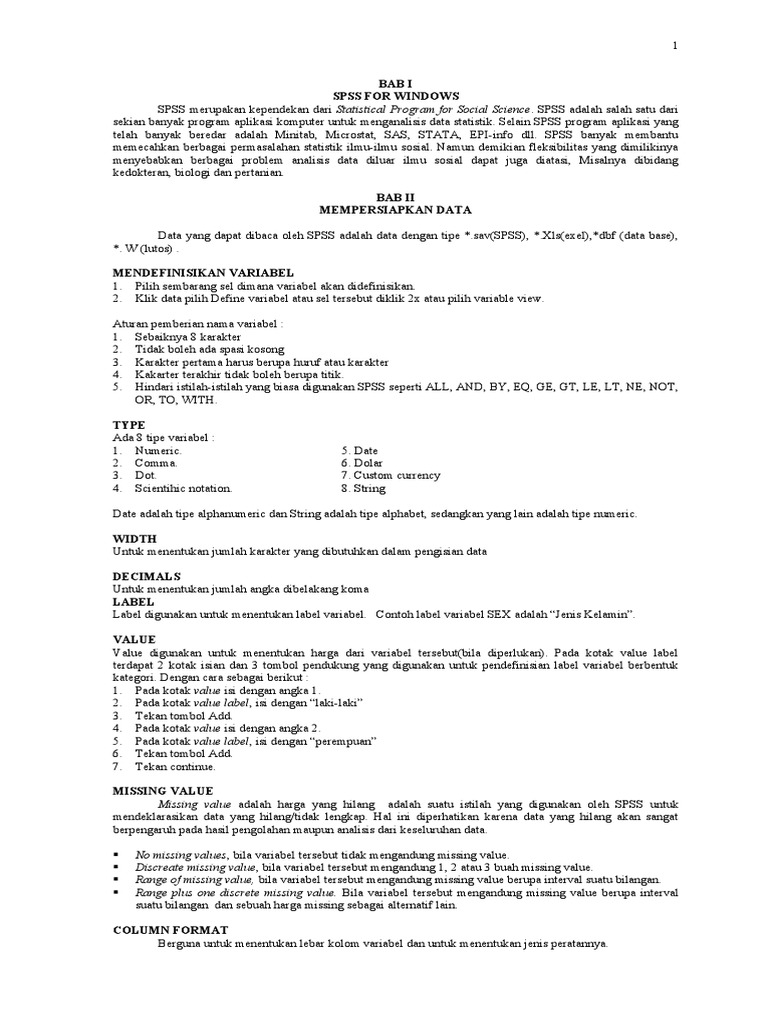 Apk - Komp Modul Spss Sunarto 2020 | PDF