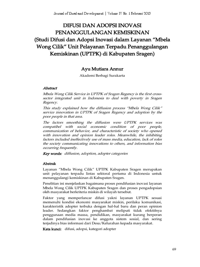 Difusi | PDF | Ilmu Sosial