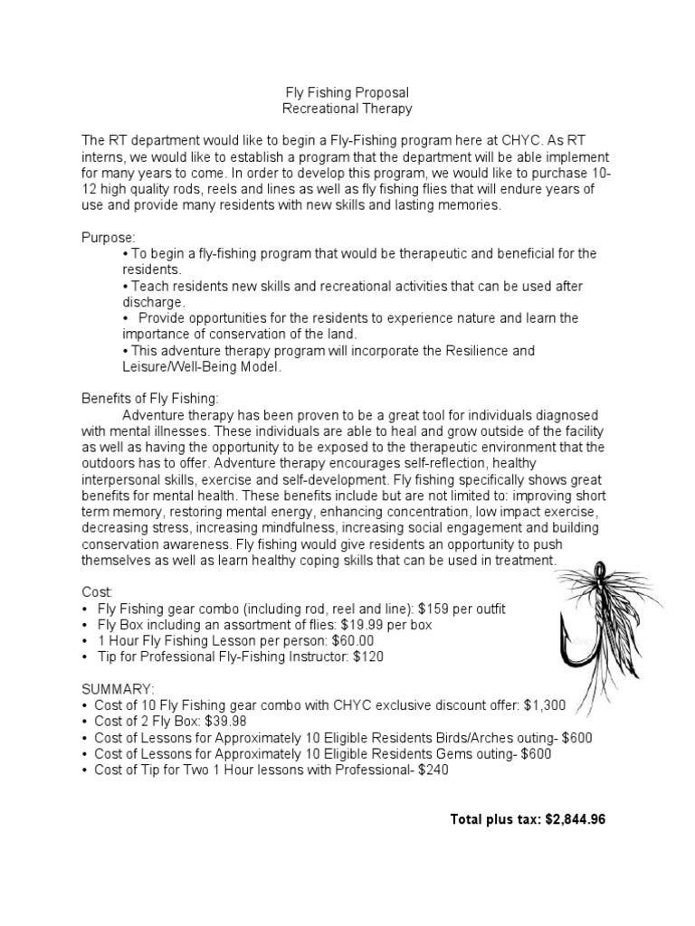 Fly Fishing Proposal | PDF | Fly Fishing | Mental Health
