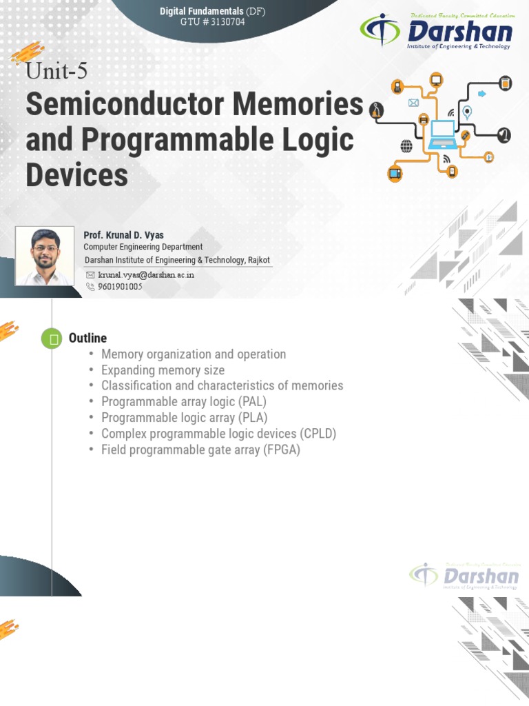 Unit-5: Semiconductor Memories and Programmable Logic Devices | PDF ...