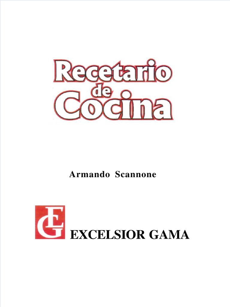 Recetario Scannone | PDF | Salsa | Panes