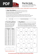 Cartier Ring Size Chart US | PDF