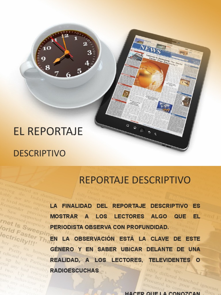 Laminas Reportaje Descriptivo | PDF
