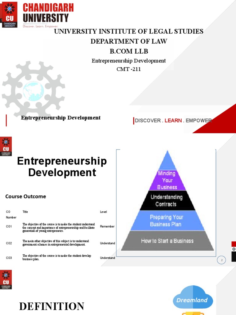 University Institute of Legal Studies Department of Law ...