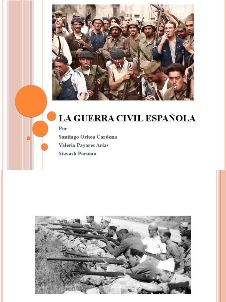 La Guerra Civil Española Presentacion | PDF | guerra civil Española ...