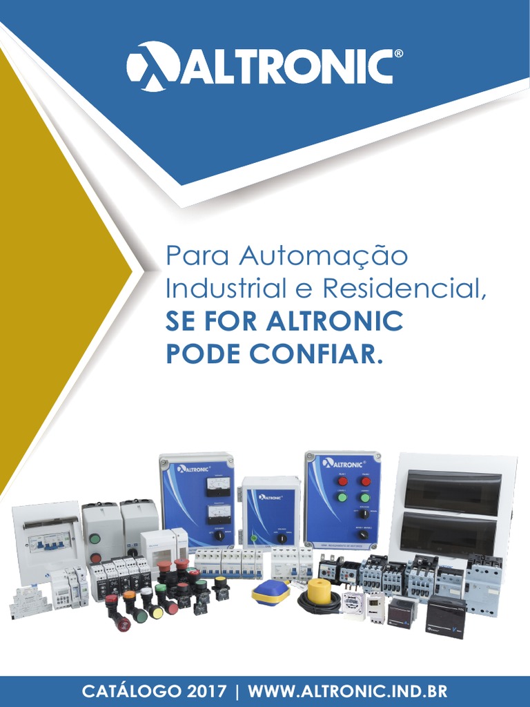 106 - Catalogo Completo Altronic | PDF | Relé | Eletricidade