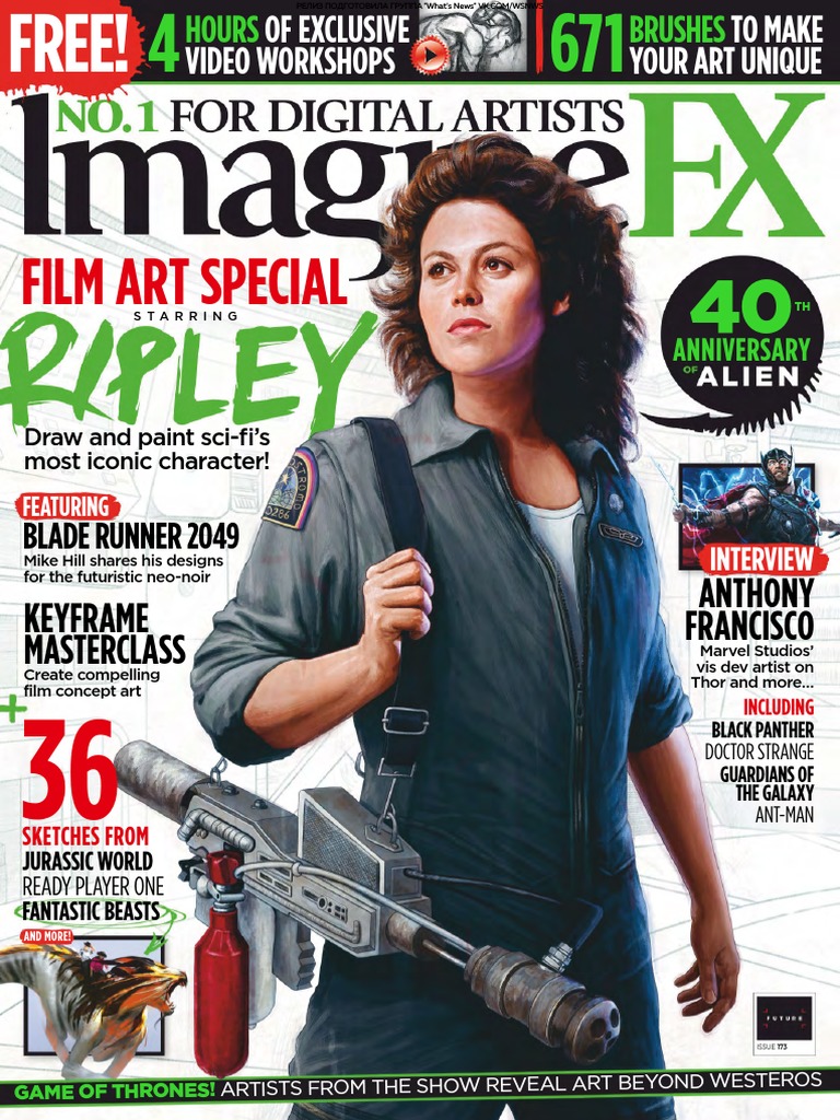 ImagineFX - 05 2019 | PDF | Subscription Business Model | Paintings