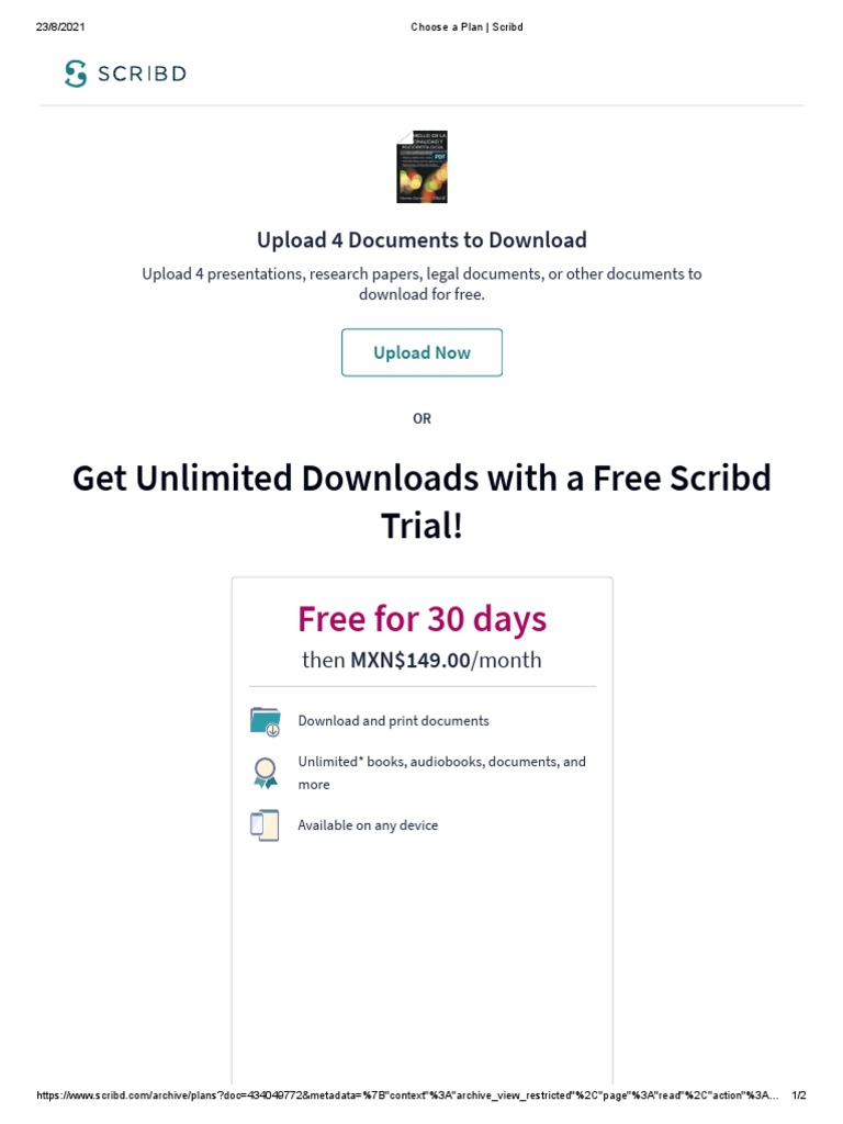Get Unlimited Downloads With A Free Scribd Trial! | PDF | Scribd | Software