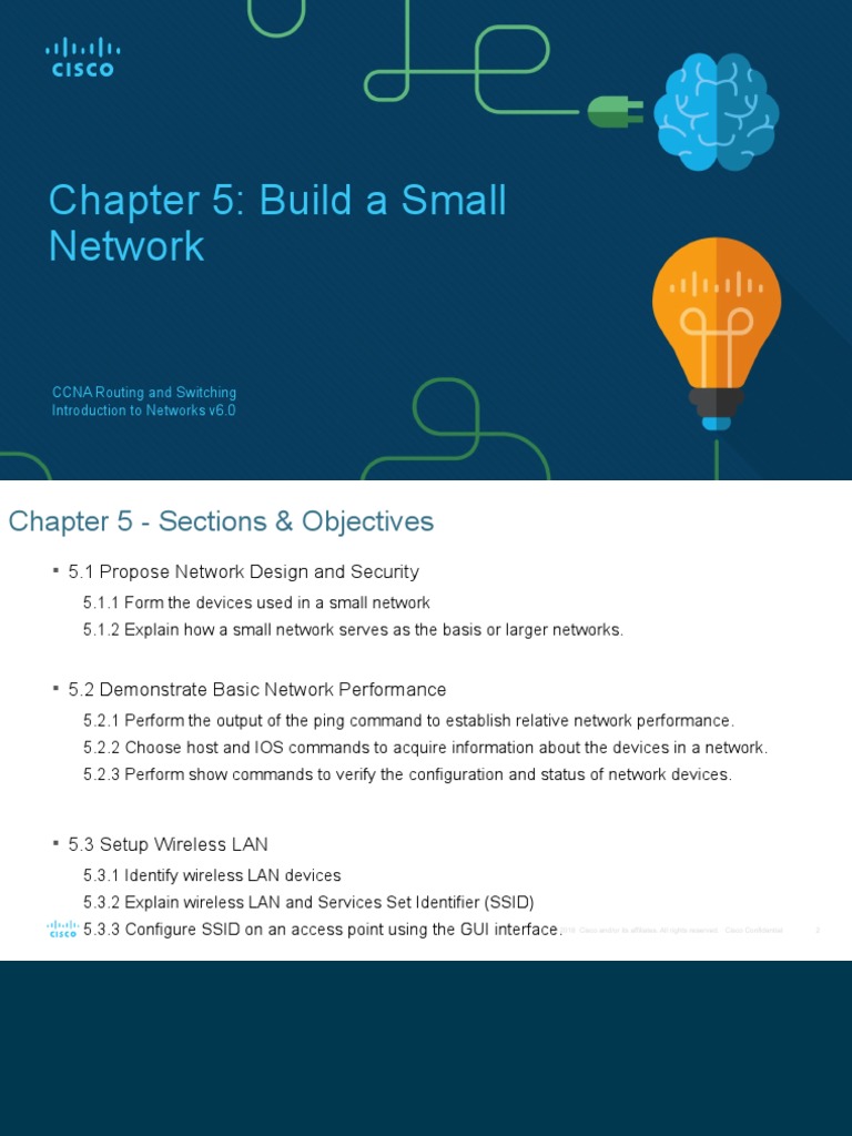 Chapter 5 - Build A Small Network | Download Free PDF | Computer ...