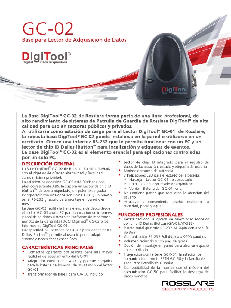 GC-02 Datasheet v01 - 190314 - Spanish - A4 | PDF | Circuito integrado ...