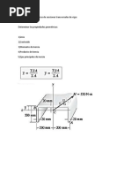 Propiedades Geométricas de Secciones Transversales de Vigas | PDF