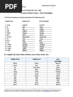 1000 English Verbs Forms With v1, V2, V3, V4, V5 | PDF | Verb | English ...