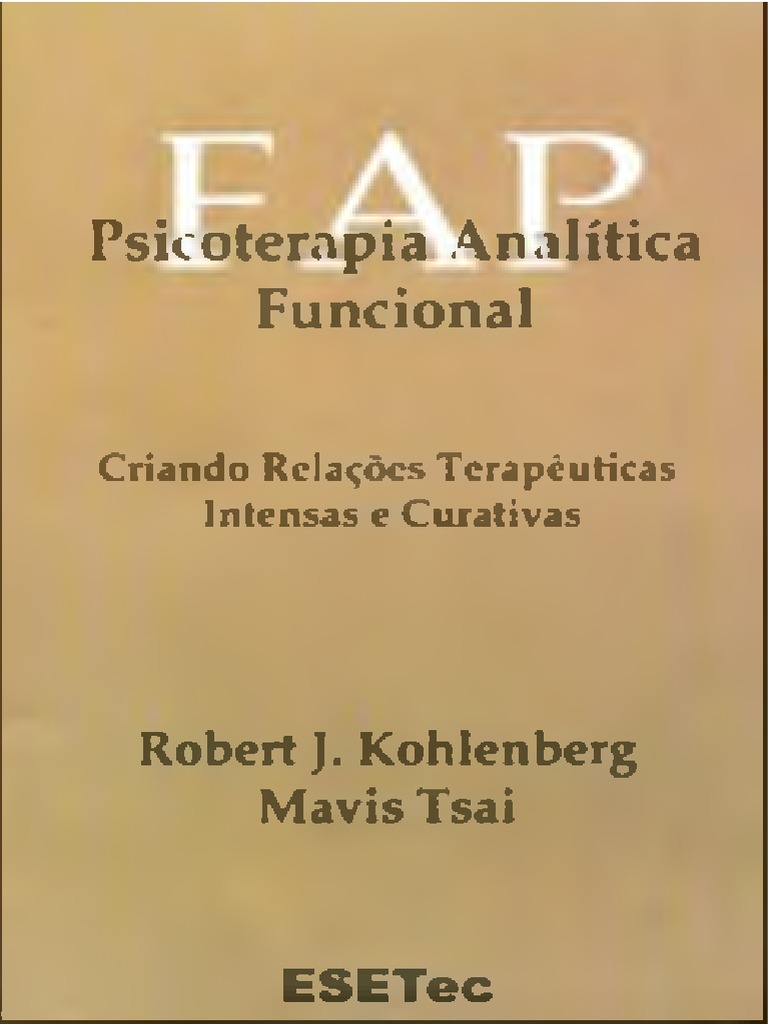 FAP Livro | PDF | Behaviorismo | Psicoterapia
