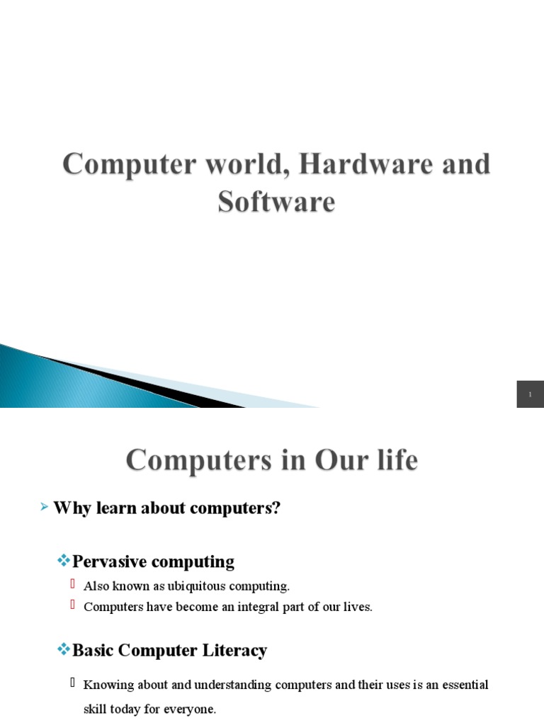 Lecture 2 Computer World, Hardware and CPU Storage | PDF | Computer Hardware | Operating System